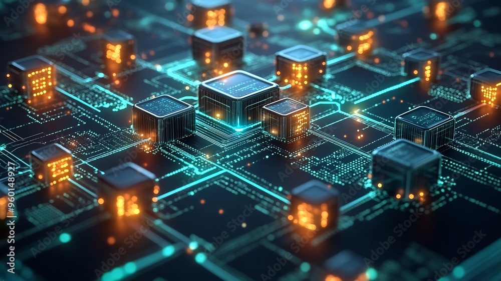 Diagram explaining how blockchain technology works including blocks ...