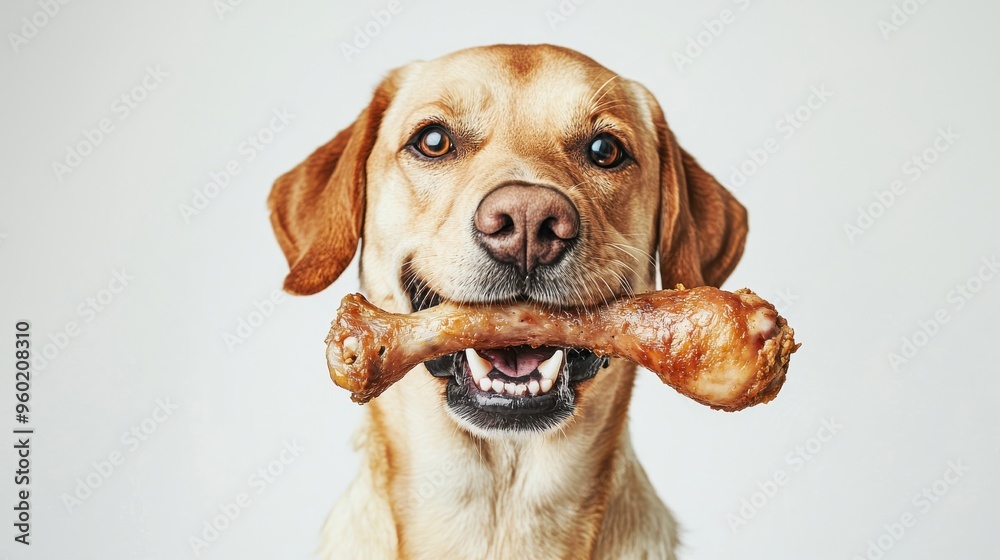 4h a photo of a dog white background, bright white back ground, hyper ...