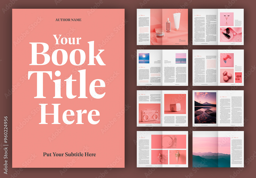 Classic Book Layout Stock Template | Adobe Stock
