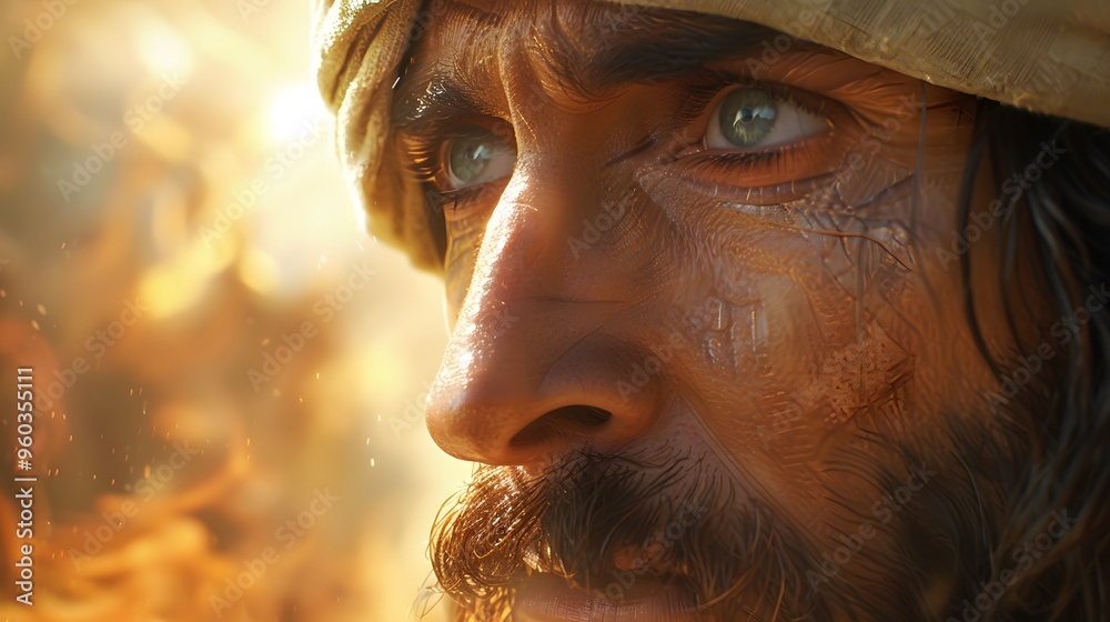 The powerful moment of sight being restored, showing the blind man’s ...