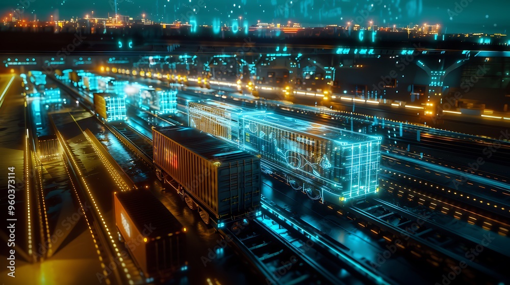 AI-driven logistics and supply chain management system 32k, full ultra ...