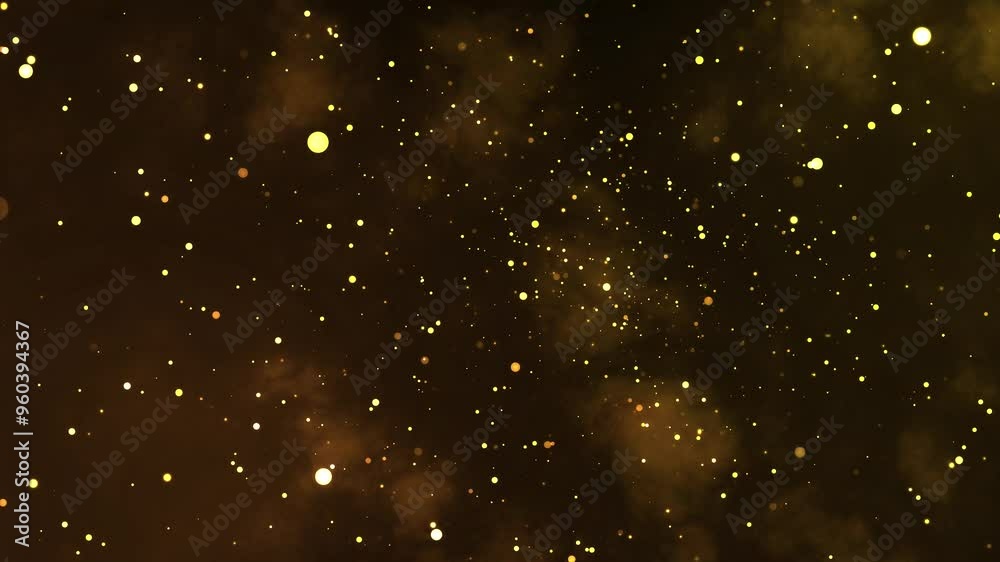 Abstract animation loop burning hot orange sparks glow fire embers ...