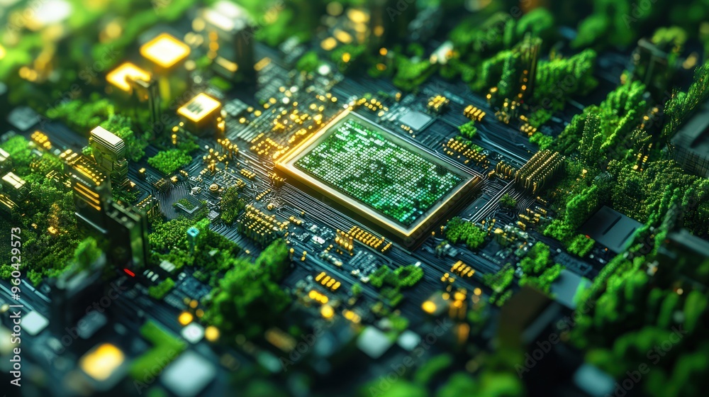 Technology innovations based on green technology. Environment Green ...