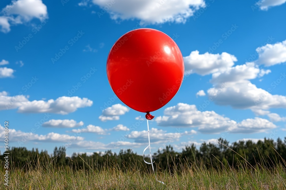 Deflated balloon, gentle deflation, inevitable decline mirrors the slow ...