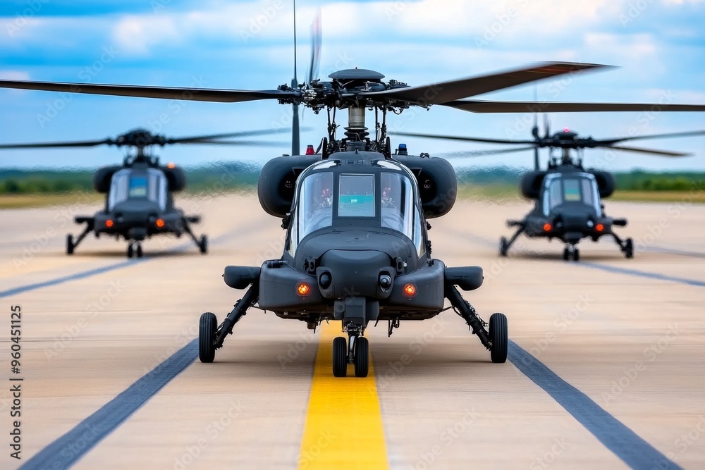 Military helicopters, attack helicopters, frontline defense are ...