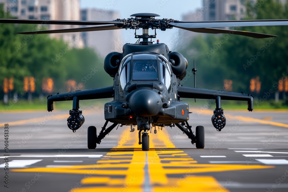 Military helicopters, electronic warfare, jamming enemy communications ...