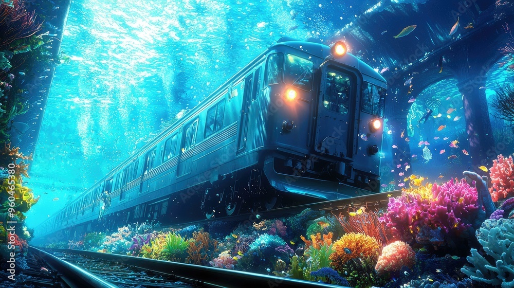 Experience the Magic of an Underwater Train Journey Stopping at Diverse ...