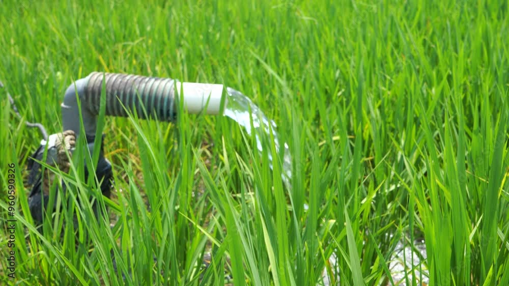 Irrigation of rice fields using pump wells with the technique of ...