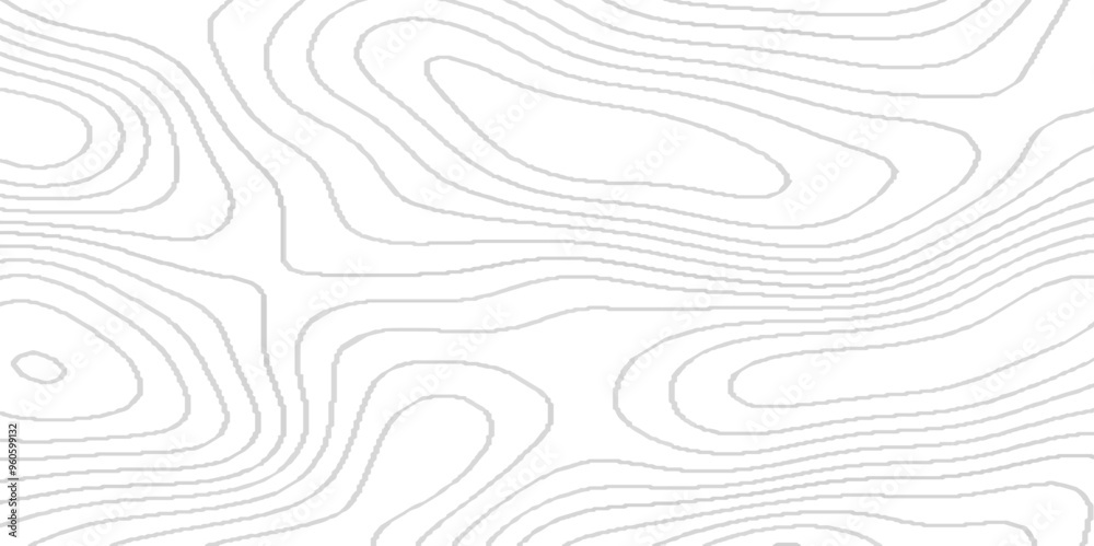 Landscape geodesy topographic map background with curved abstract lines ...