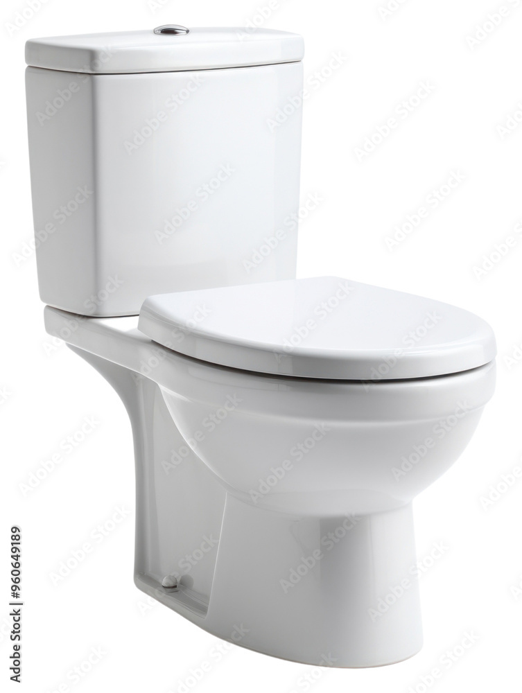 PNG Toilet bathroom white background convenience. Stock Photo | Adobe Stock