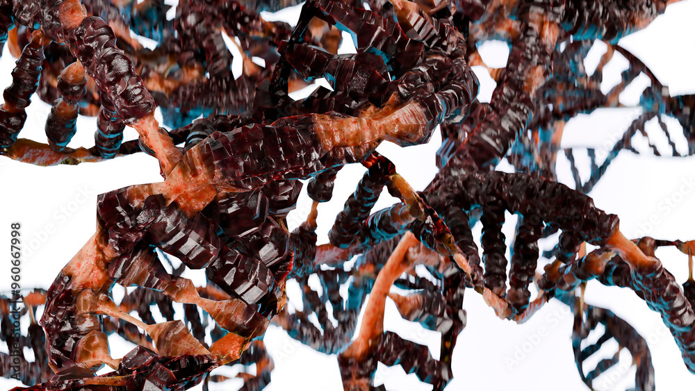 Genetic Dna disorder and Damage, Mutation or Radiation effect ...