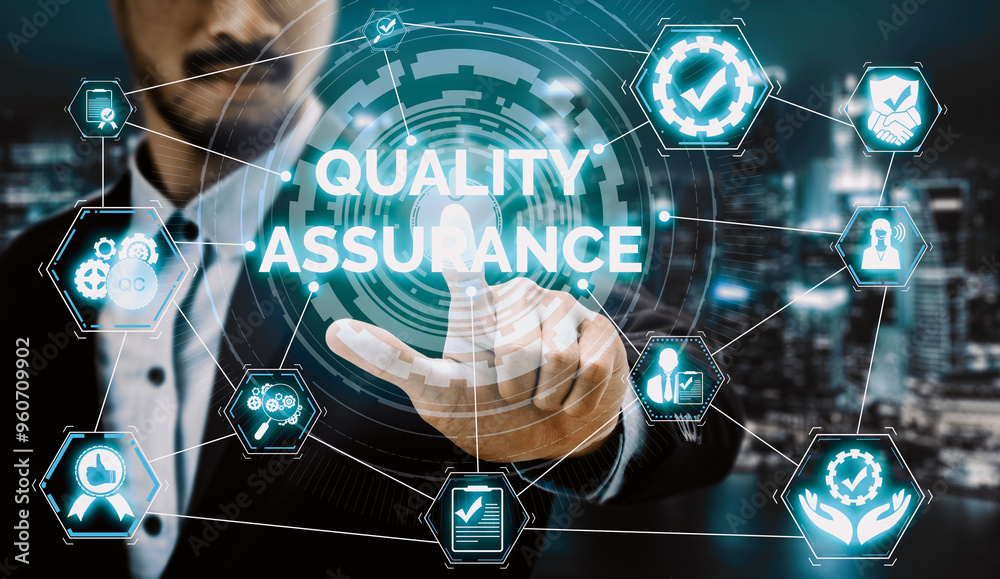 Quality Assurance and Quality Control Concept - Modern graphic ...