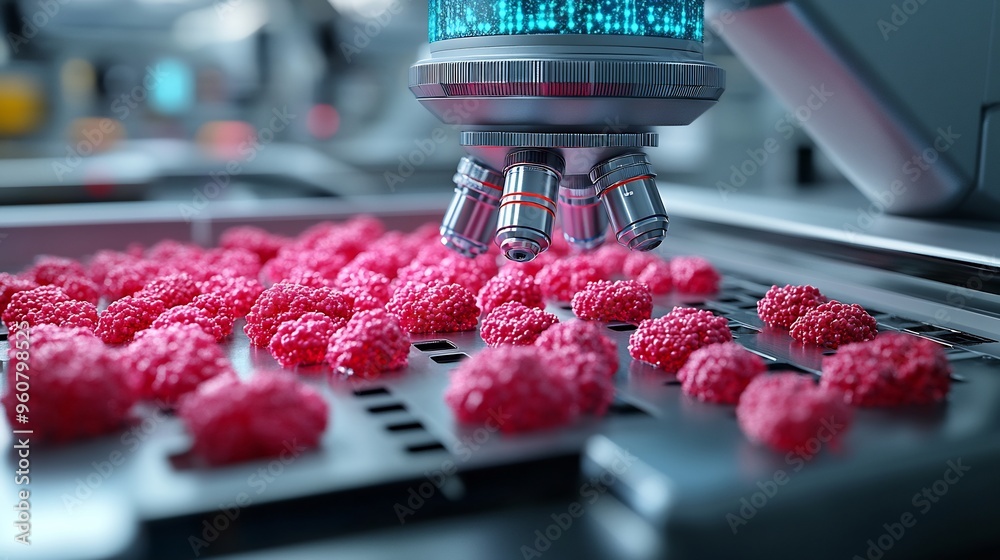 Aienhanced Microscope Autonomously Identifying Cancer Cells In A Biopsy