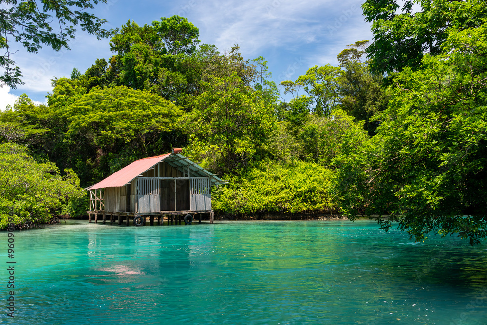 Tropical Waterfront Hut on the Pristine Island of Escudo de Veraguas ...