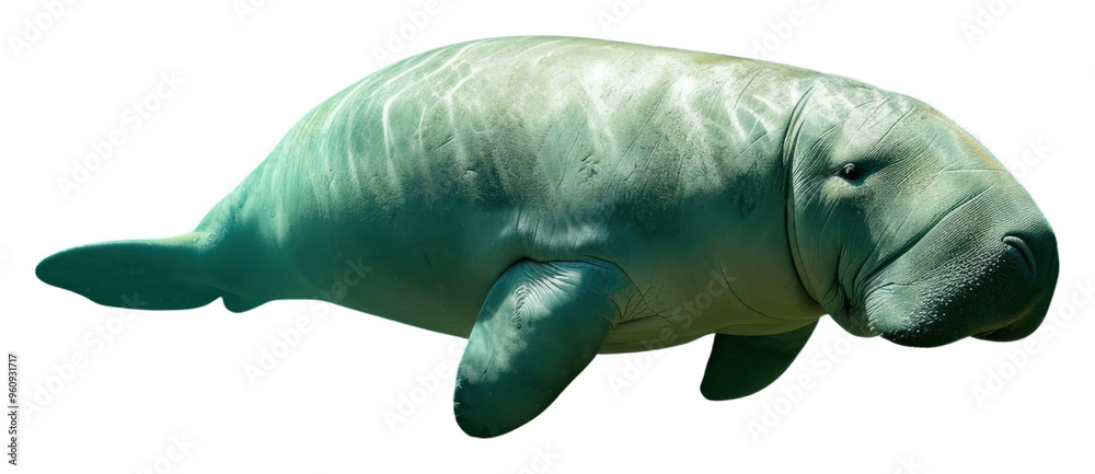 PNG Underwater photo of full body of dugong animal outdoors mammal ...