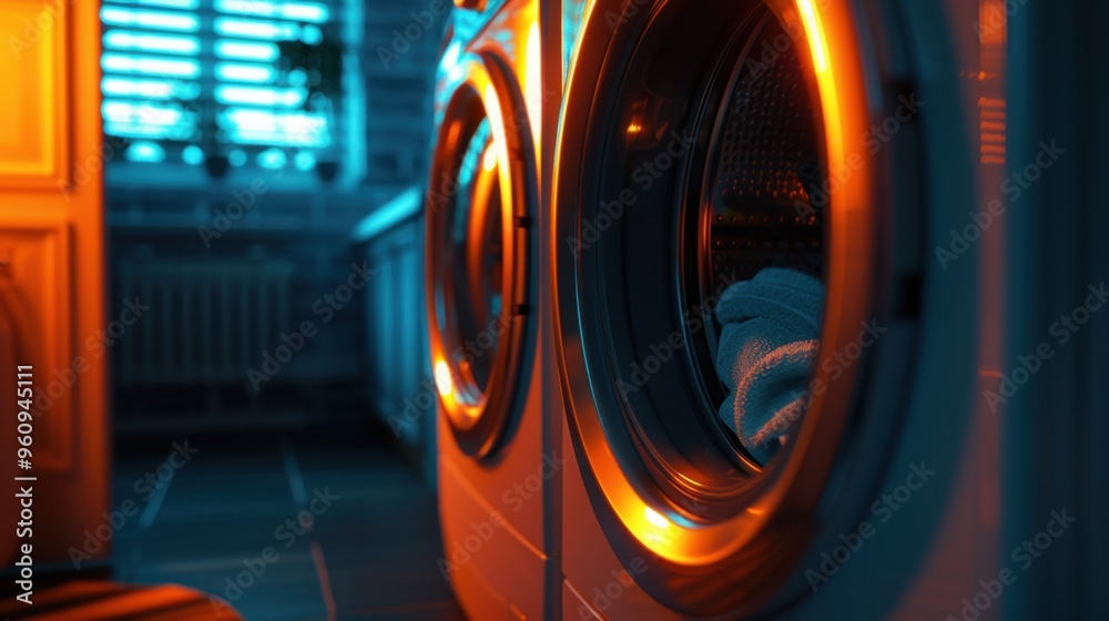 Washing Machine: A household essential for washing clothes, with ...