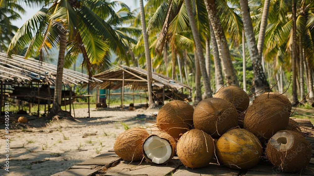 Coconut plantations, agriculture combined with ecotourism that educates ...