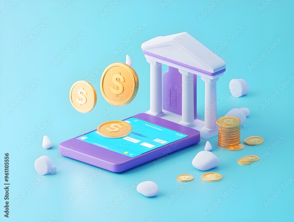 Elegant Digital Banking App with Smooth Money Transfer and Secure ...