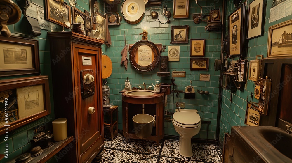 Explore a Unique Mini-Museum Bathroom: An Artful Escape with Themed ...