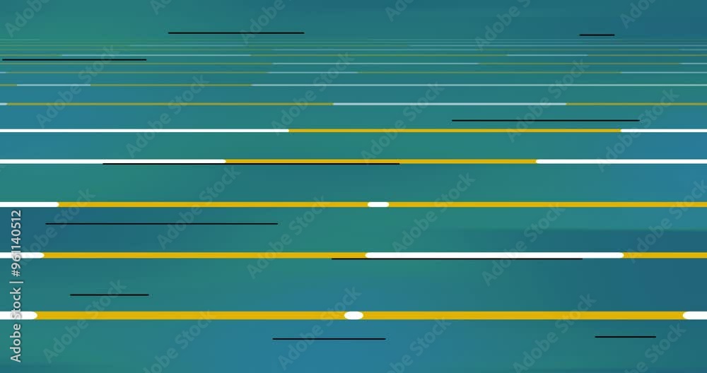 Circuit blue version with separate lanes cartoon animated. Rivalry ...