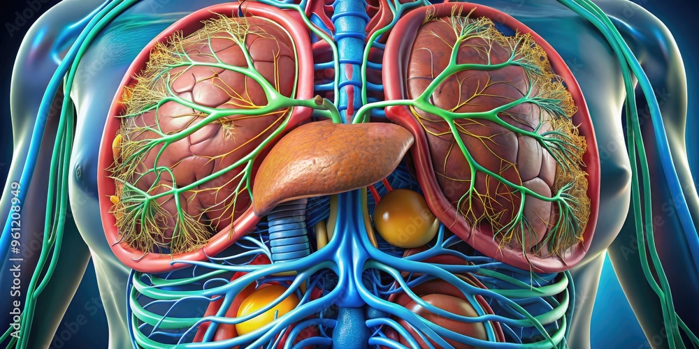 Intricate And Detailed Illustration Of The Anatomy And Components Of ...