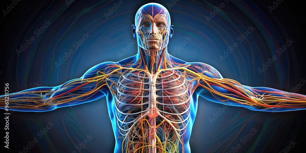 Intricate Scientific Diagram Showcasing The Complex Interconnected ...