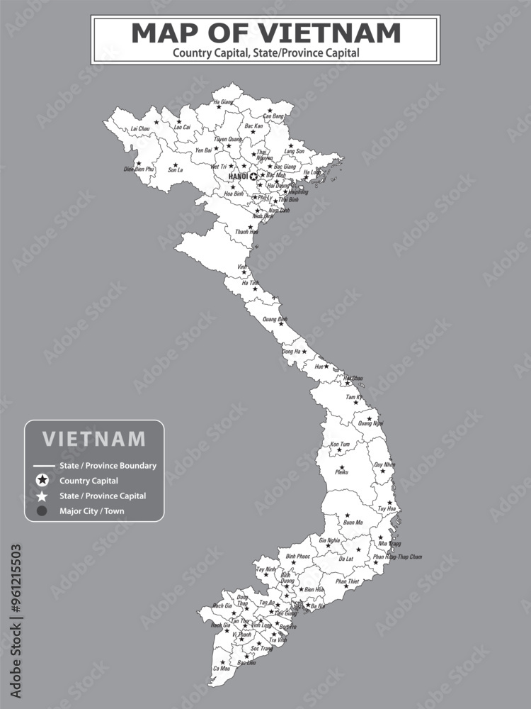 Geography politics map of countries. Map of country with capital ...