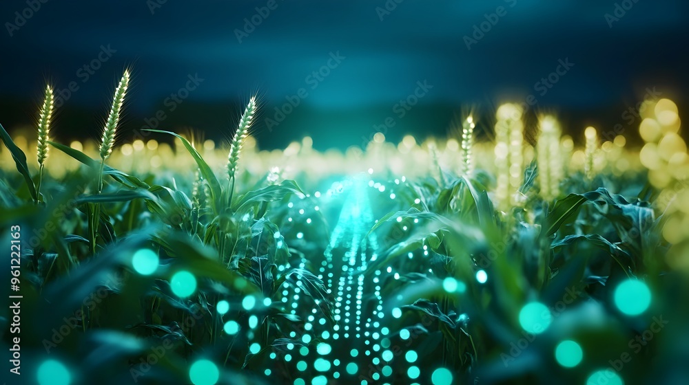 Holographic 3D visualization showcasing the power of algorithms in ... Holographic 3D visualization showcasing the power of algorithms in ...
