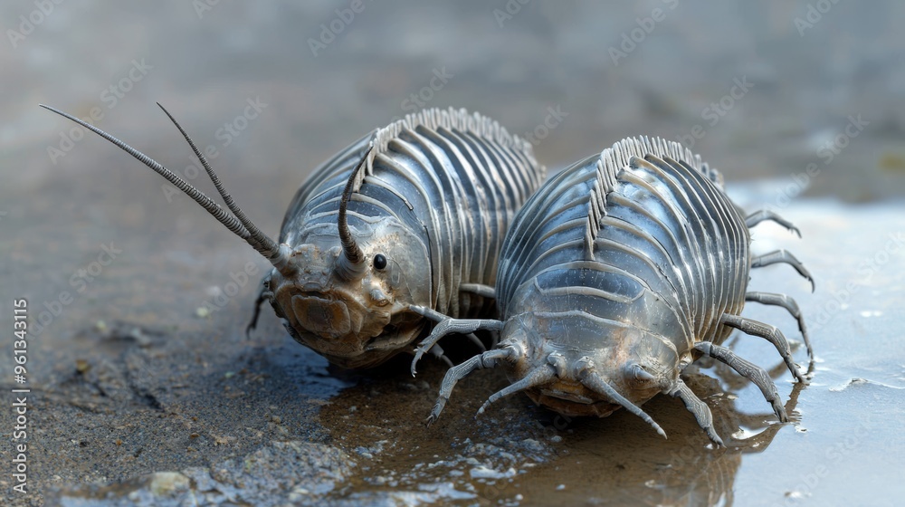 Symmetry in the Fossils of Cambrian Trilobites, Analyze the symmetrical ...