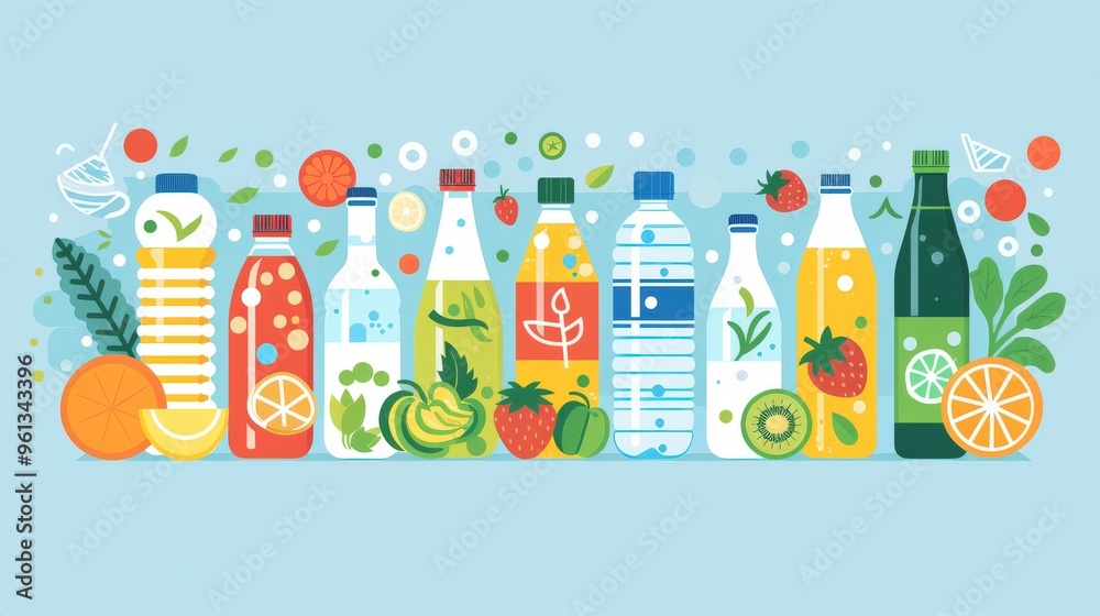 An infographic explaining the importance of hydration in a balanced ...