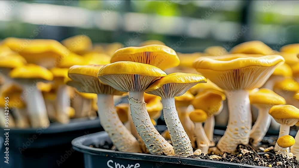 Mushroom Farm Hydroponic, Urban, and Fruiting shown in an urban farming ...