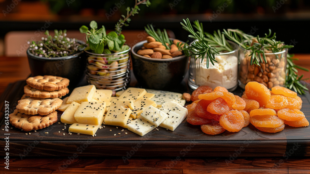 Tasmanian Brie and Warrnambool Cheddar, served with macadamia nuts ...