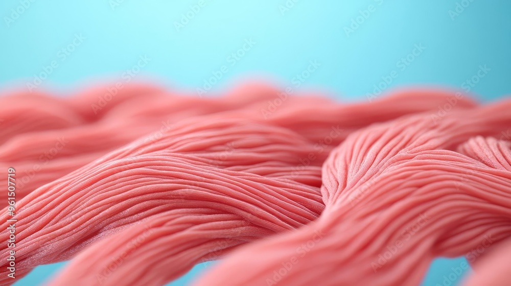 Myotube formation, early stage of muscle fiber development, embryology ...