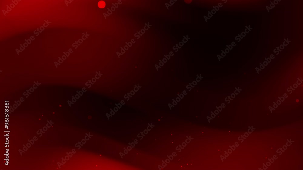 Smooth, dark red gradient animation with subtle light particles ...
