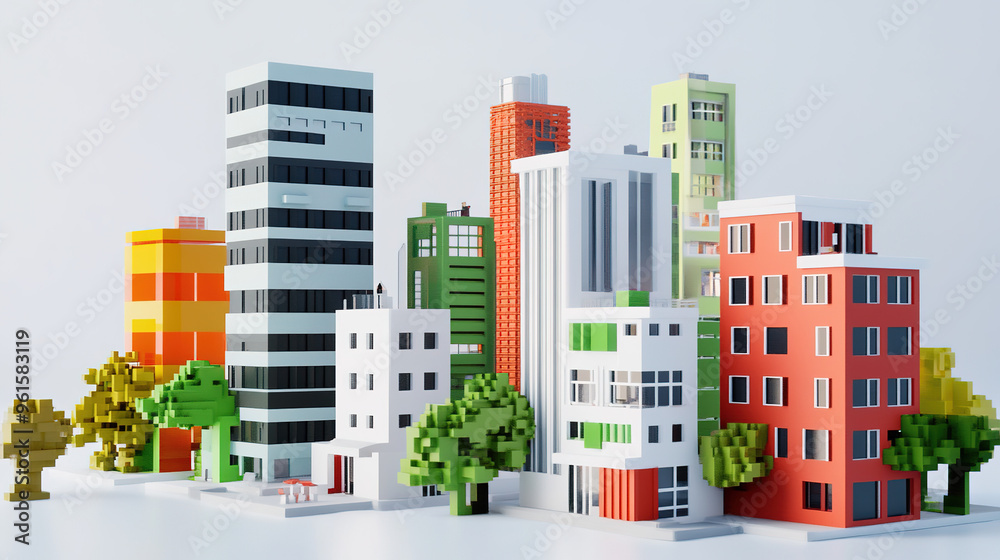 Modular blocks for building construction, designed for versatile use in ...