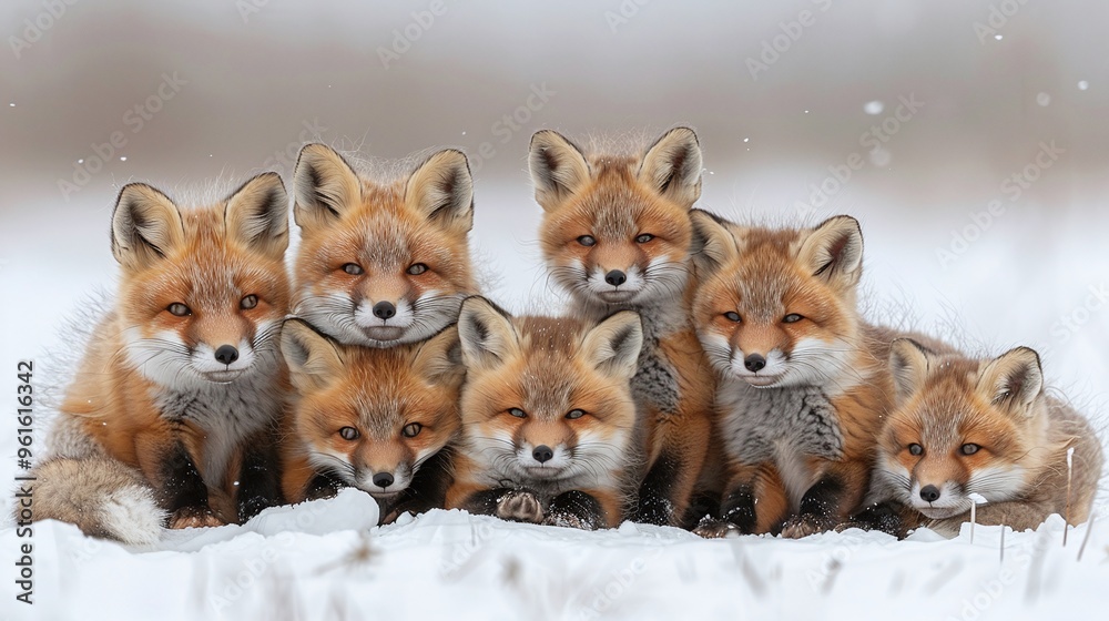 baby red foxes cuddling at the beach, highlighting the cute and tender ...