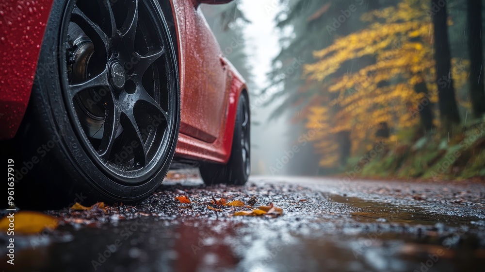 Choosing the right tire compound for varying touge road surfaces Stock ...