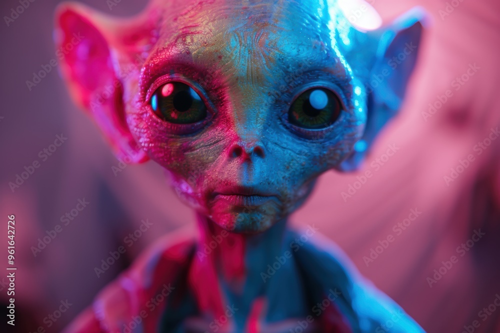 Surreal alien encounter at a cosmic gathering of abducted individuals ...