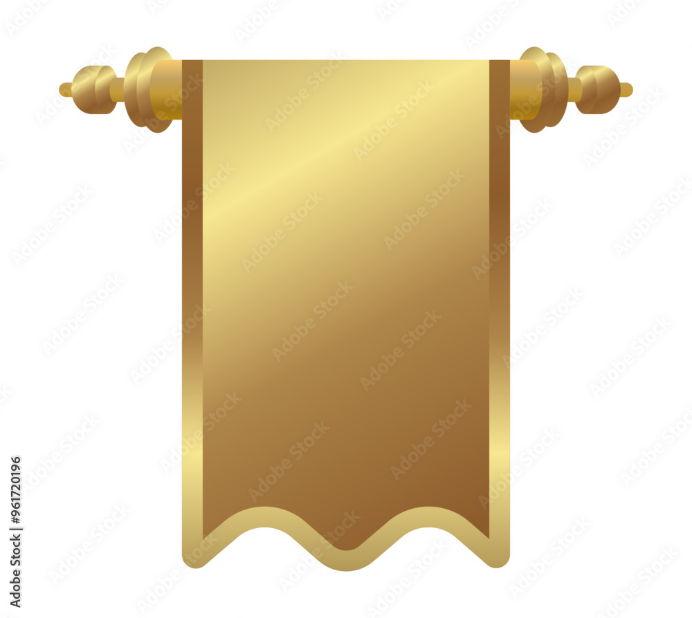 Gold decorative ribbon banner scroll, Perfect to complement your ...