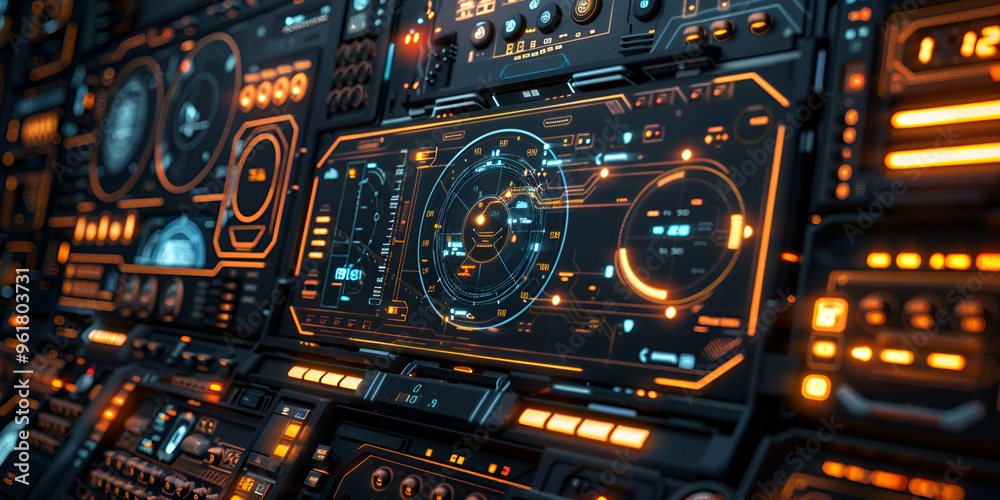 Graphical user interface GUI for a drone controller Head up display HUD ...