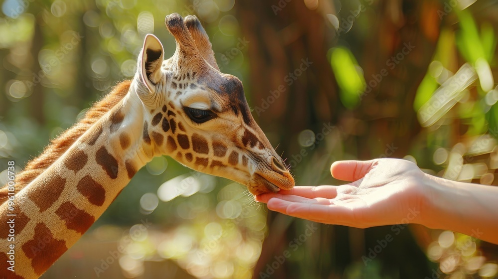 A vibrant image of a successful wildlife rehabilitation release with ...