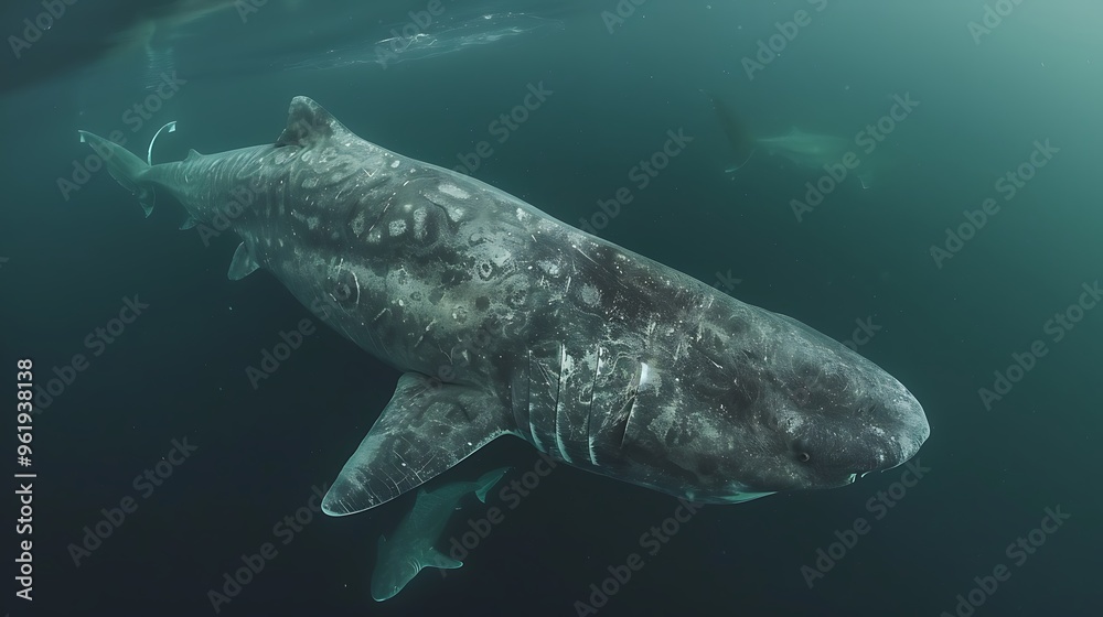 Massive Greenland shark in deep Arctic waters: A massive Greenland ... Massive Greenland shark in deep Arctic waters: A massive Greenland ...