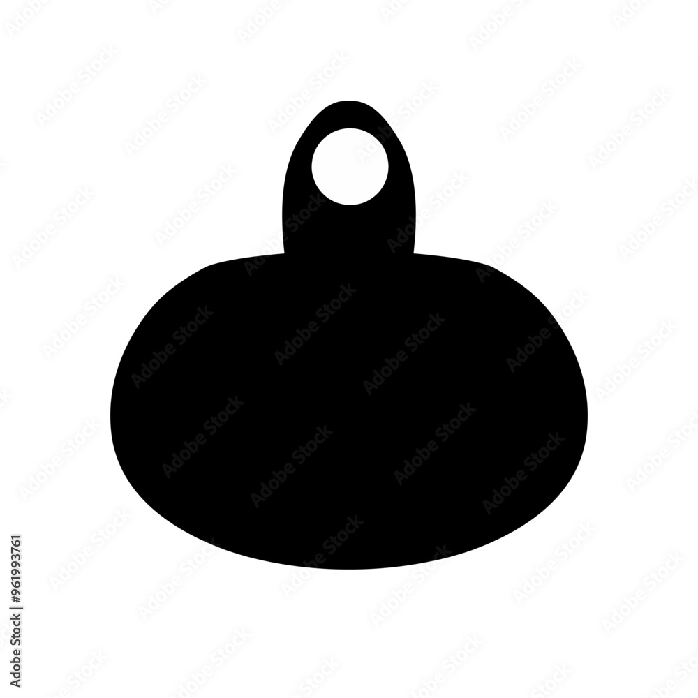 Cow Tag icon Ear tag sign beefs symbol or logo flat sign, Black ...