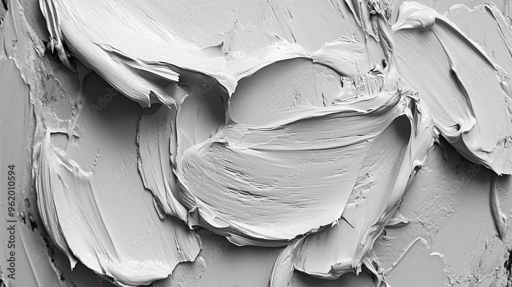 Abstract grey modeling clay background with swirling textures ...