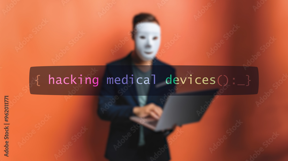 Cybersecurity concept code attack on foreground screen, hacker ...