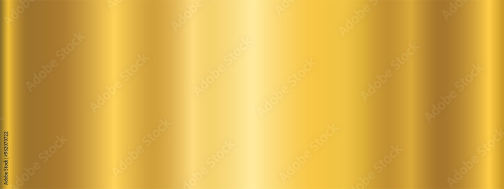 Metallic gradients with highlights. Golden metal gradient effects for ...