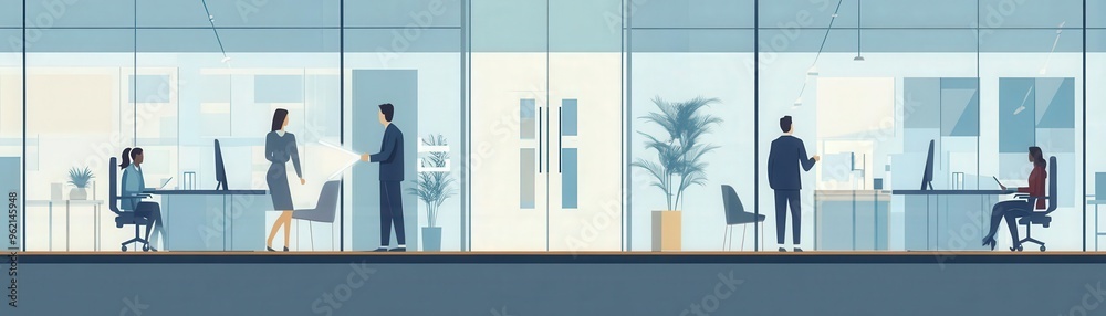 A visual representation of two businesses integrating, with one company ...