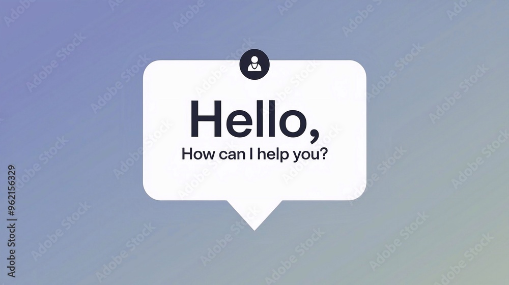 Vector illustration of a dialog tooltip with the text "chat". The ...