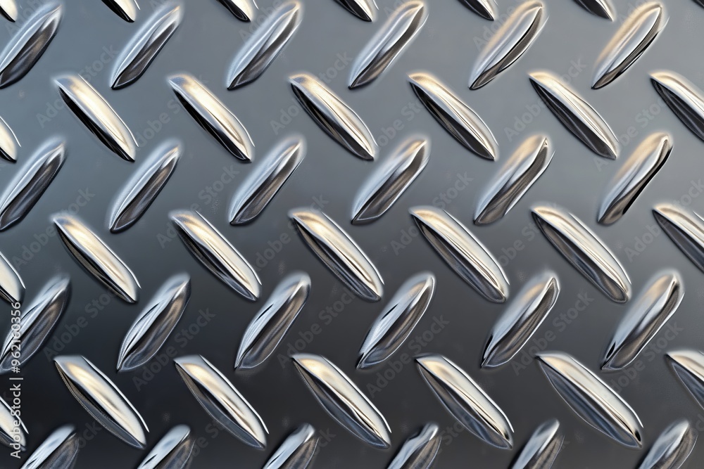 Seamless Grey Aluminum Texture with Light Reflections in High ...