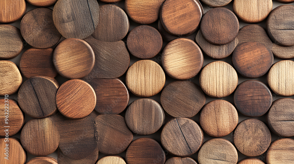 Circular Wooden Log Texture in a Rustic Natural Pattern. Perfect for ...